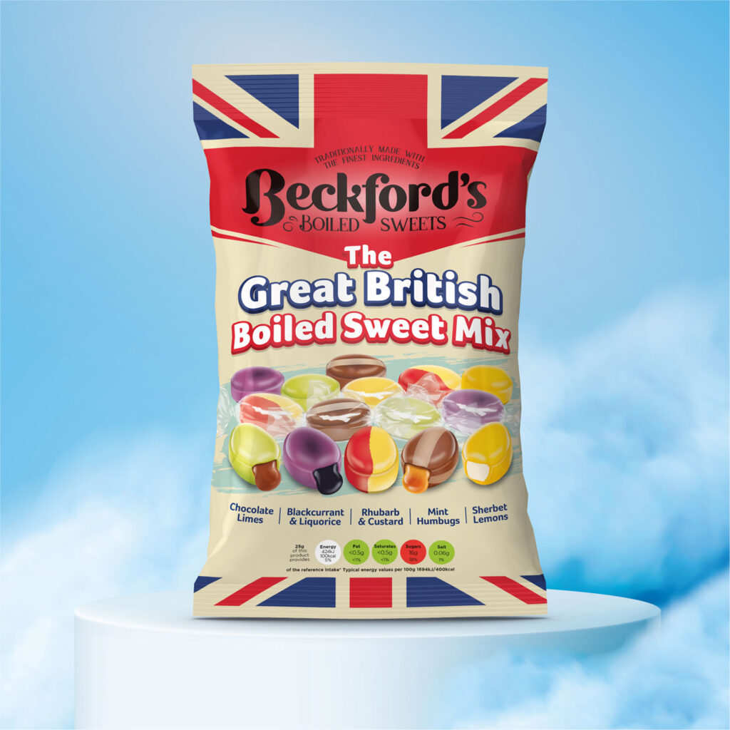 Beckford’s Boiled Sweets - British-Inspired Packaging Design Trends