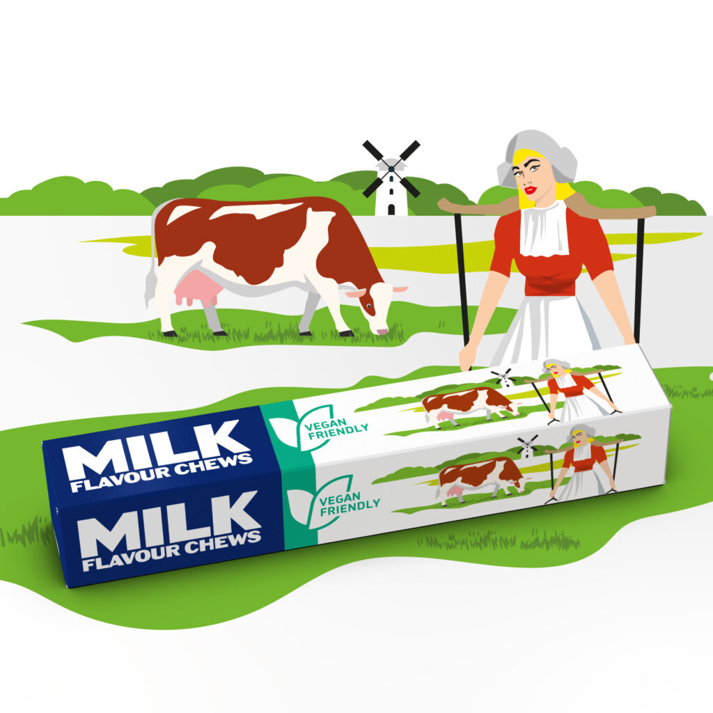 Golden Casket Milk Chews: Retro Candy Packaging Design Refresh